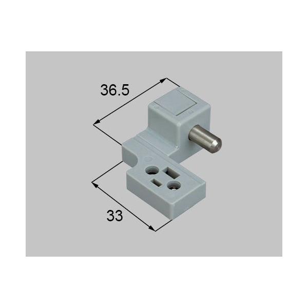 LIXIL・新日軽 【NETBL00266】 開き網戸用ピボット（上） Ｒ 網戸部品[SVTK523RS01×2] 【純正品】本体(SVTK523RS01)×2個入りセット新日軽部品コード：ＦＰＨ１１９−０１＊ＦＲ  ※本商品は交換手順書の...