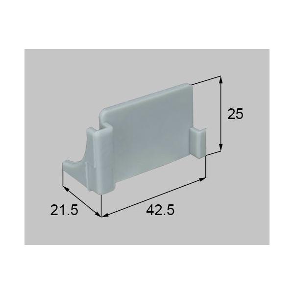LIXIL・新日軽 【NETBL00282】 安全小口キャップ（たて框下端） Ｌ 玄関ドア部品[SVPK558LS01×4] 【純正品】LIXIL・新日軽 安全小口キャップ（たて框下端）　Ｌ 玄関ドア部品[SVPK558LS01×4]本体(...
