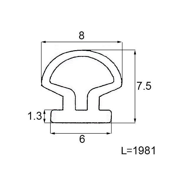 LIXIL・トステム 【NETJK00061】 框戸当りパッキン（ＴＰ−２） 浴室ドア部品 [UDPD693] 【純正品】LIXIL・トステム 框戸当りパッキン（ＴＰ−２） 浴室ドア部品 [UDPD693]框戸当りパッキン（ＴＰ−２）[UD...