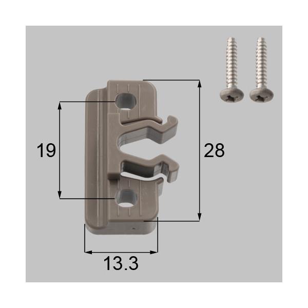 netsa00255 LIXIL リクシル・トステム 開き網戸用キャッチャー 網戸部品(JFK626×1個、取り付けネジセットBIX565S23×2個） 【純正品】本体(JFK626)×1、取付ネジセット×1シンフォニーシリーズの開き網戸用...