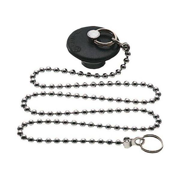 三栄水栓 【PH27-43】バス用W式クサリ付ゴム栓 バス用品・空調通気用品 風呂栓 ふろ栓 くさり付きゴム栓 [SANEI] 水栓【純正品】●浴槽用排水金具の上面と内径側面の両方で止水●4.5mm玉クサリ、長さ670mm●材質 ステンレス...