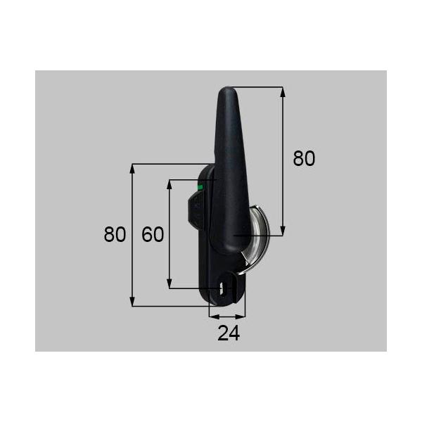 LIXIL・新日軽 【SVDT303LS01】 クレセント錠（ロックマーカー付）窓用・テラス用（Ｌ） 窓（サッシ）部品(鍵・錠) [SVDT303LS01] 【純正品】LIXIL・新日軽 クレセント錠（ロックマーカー付）窓用・テラス用（Ｌ）...