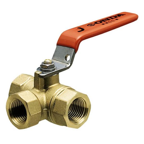 オンダ製作所 ONDA 【T-10】 ボールバルブ Rc3/8 三方 レバーハンドルオンダ製作所 ONDA 【T-10】 ボールバルブ Rc3/8 三方 レバーハンドル【商品情報】・三方ボールバルブ・流水方向の切替可能。 【商品詳細】●材質...