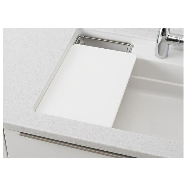 まな板（家事らくシンク用）※2023年9月以降の仕様　材質：ポリエチレン マナイタVAE キッチン シンク排水部品 シンクまわり小物サイズ幅：260mm×奥行423mm【適合本体品番】家事らくシンク用（2023年9月以降の仕様）販売時期20...