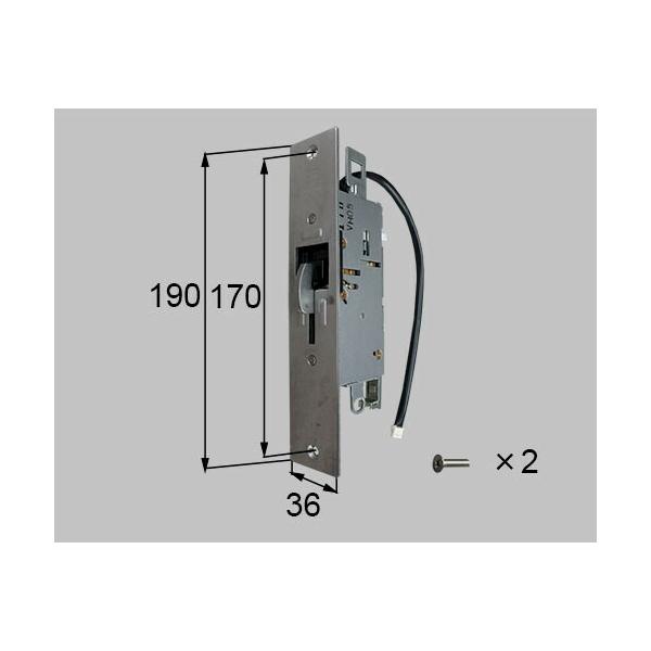 トステム 【建築業者様限定】zdc771c 電気錠仕様ラッチ付箱錠セット（上用） 玄関ドア部品  LIXIL リクシル zdc771bの後継品 【純正品】ZDC771B×1セット戸先錠ケースラッチ付き：１個、電気錠用・１０ミリストローク取付...