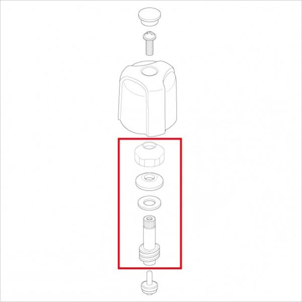 KVK ZK75-13MN1/800 普通こま用スピンドルセット KVK補修部品＞構造部品 [新品] 純正品【純正品】KVK補修部品＞構造部品【代表的な適合機種】・KF12E・KF12ER3・KF14E・KF14ER2・KF125