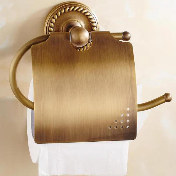 [機能]：耐久性と耐腐食性に優れた高性能真鍮製トイレットペーパーホルダー。[重量]：369g [耐荷重]：5kg以上[おしゃれ]：退色することがないブラシ加工の表面。 隠しねじ、美しくエレガントな外観 清潔感と高級感があり洗面回りを引き立て...