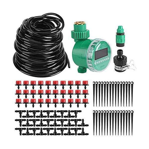 ◆【広範囲の水やり対応・水栓式】水道栓に直接取り付けて散水するタイプです。水道栓につなぐだけの簡単給水でき、外出時の水やりも安心です。水道栓が近くにある場所でしか使用できませんが、水が切れることがないため、大量の水やりもできます。庭や畑など...