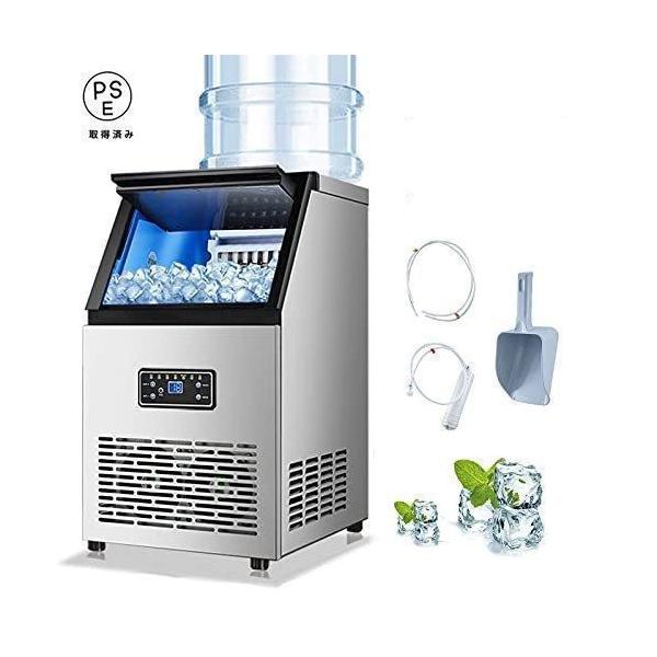 【省エネとミュート】デスクトップ製氷機は最新の冷凍技術を使用しており、過度の騒音に耐えることなく新鮮な氷を楽しむことができます。食品グレードの製氷機、無臭、健康的で安全。ステンレス鋼のケーシング、滑らかでお手入れが簡単。【2つの充填方法】上...