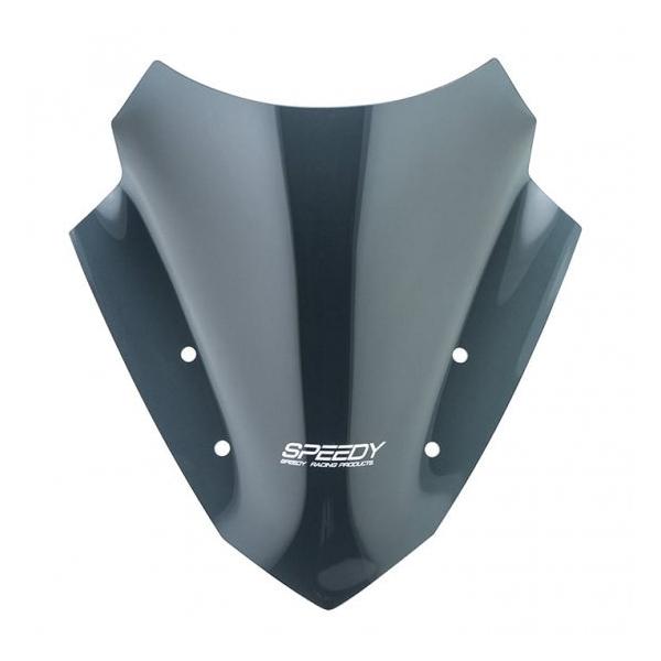 【バイクカスタムパーツ】ヤマハ AEROX155 NVX (2021-) ウインドシールド ウインドスクリーン ブラック