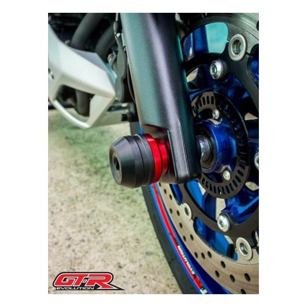 【バイクカスタムパーツ】ヤマハ MT-25 SPEEDY フロント フォーク スライダー アクスルスライダー 5色