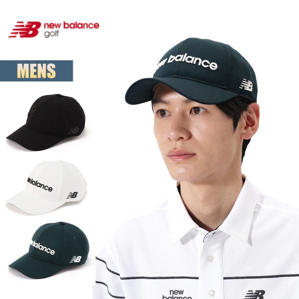 ■New Balance Golf 6Panel Cap (Mens)ニューバランスゴルフ 6パネルキャップ (メンズ)【カラー】・Black010（ブラック系)・White030（ホワイト系）・Green130（グリーン系）【サイズ】FR...