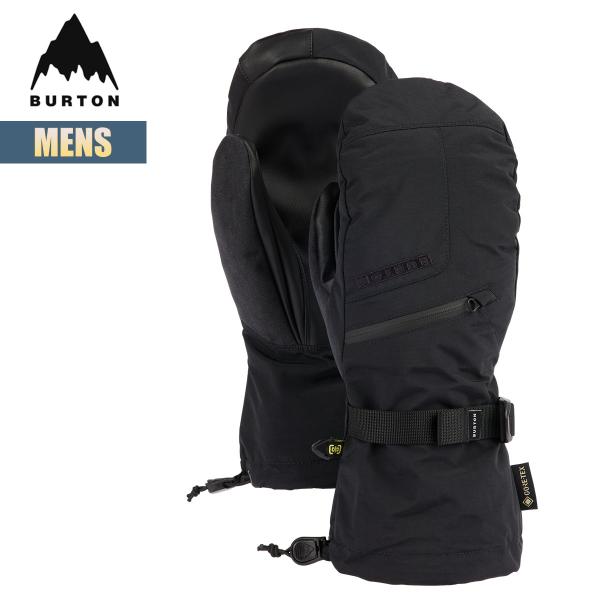 26-27モデル■BURTON Men's GORE-TEX Mittensバートン メンズ ゴアテックス ミトン【カラー】・True Black（ブラック系）―――――――――――――――――【サイズ目安】cm・XXS = 手囲: 16....