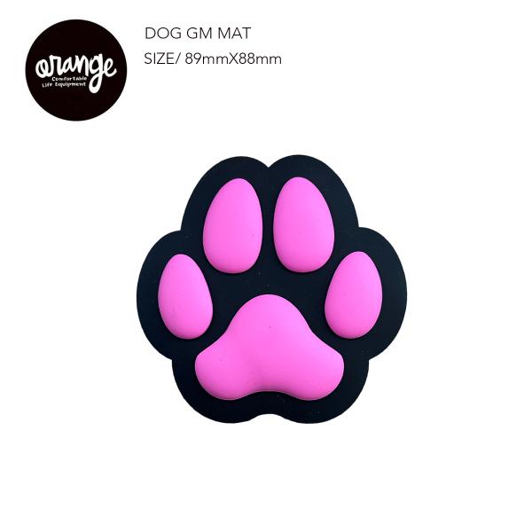 ■オレンジ ドッグジーエムマットOrange DOG GM MAT【カラー】・Pink/Black (ピンク系)【サイズ】89mmX88mm●低温時でも剥がれにくく、抜群のグリップ力を発担●ラバー・裏田は3M社製の力面テープ●あのGM MA...