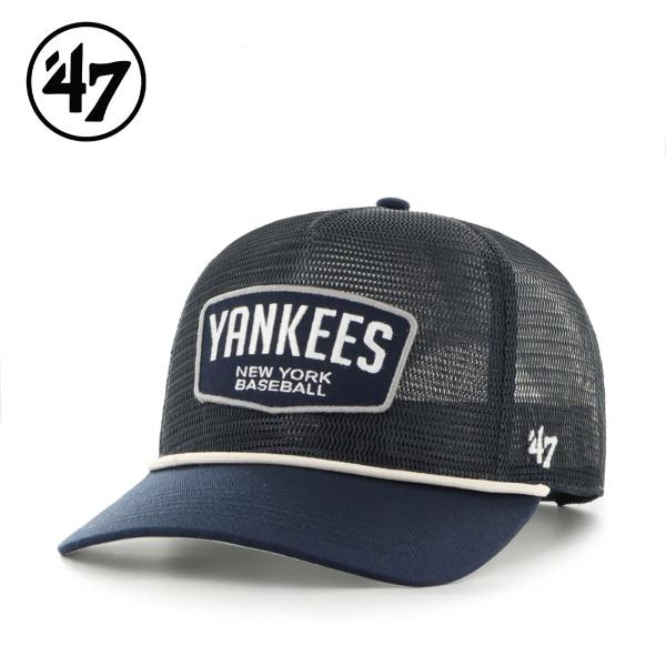 ■’47 YANKEES CREENER HITCH RF’47 フォーティーセブン ヒッチニューヨーク・ヤンキース メッシュ ネイビー【シルエット】'47 HITCH【カラー】ネイビー【サイズ】大人Free(55cm~61cm)【素材】コ...