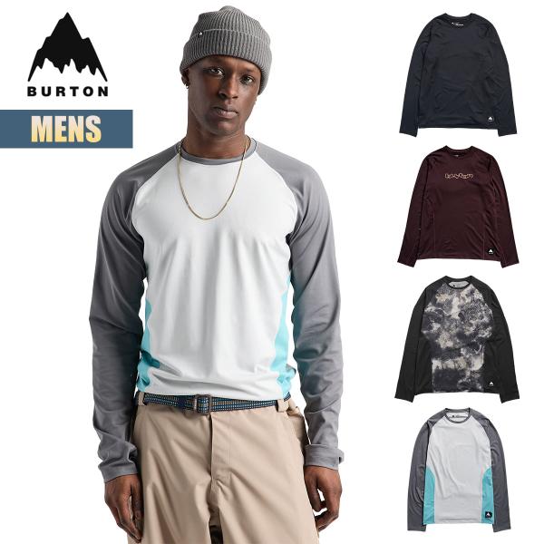 26-27モデルUS size商品■Men's Burton Synthetic Midweight Base Layer Crewメンズ バートン シンセティック ミッドウェイト ベースレイヤー クルー【カラー】・True Black（ブ...