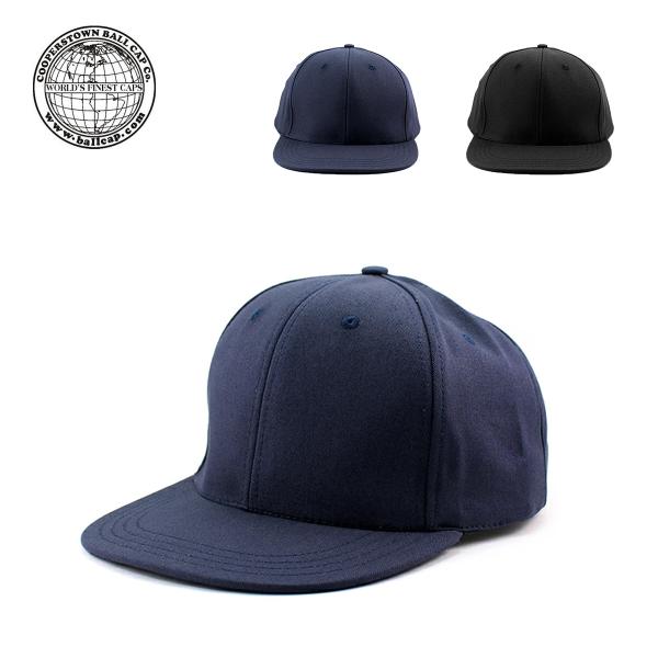 ■Cooperstown Ball Cap SOLID HIGH CROWN SNAPBACK CAPクーパーズタウンボールキャップ ソリッド ハイクラウン スナップバックキャップ【カラー】・BLK（ブラック系）・NVY（ネイビー系）【サイ...