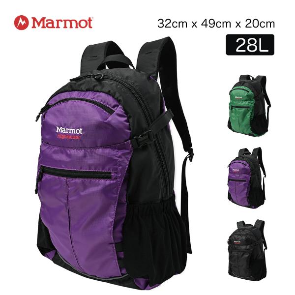 ■マーモット ハイランダーMarmot Highlander【カラー】・Black （ブラック系）・Green （グリーン系）・Purple （パープル系）【サイズ】（H×WxD）49 × 32 x 20 cm【機能】撥水【重量】584g ...