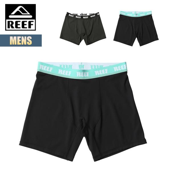 ■REEF SURF INNERリーフ サーフインナーインナーパンツ【カラー】・BLACK（ブラック系）・AQUATIC（ブラック/ブルー系）【サイズ】M/L・L/XL【素材】ポリエステル84% スパンデックス16%サーフィンはもちろん、さ...