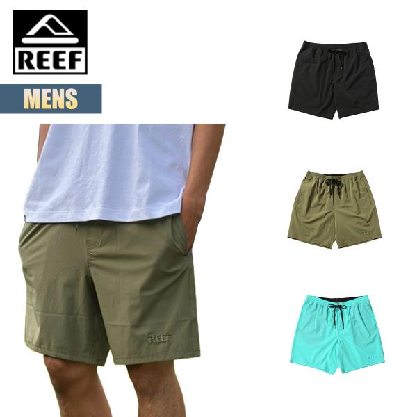 ■REEF 7" VOLLEY SHORTS 2.0リーフ バレーショーツ 2.0【カラー】・BLACK（ブラック系）・OLIVE（カーキ系）・AQUATIC（ブルー系）【サイズ】(cm)・M = ウエスト:75 /ヒップ:97 /パンツ丈...