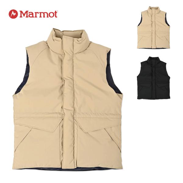■マーモット マンモスダウンベストMarmot Mammoth Down Vest【カラー】・Beige = ベージュ・Black = ブラック【サイズ】cm・S = 着丈:66 / 身幅:50 / 肩幅:44 / アームホール(直線):2...
