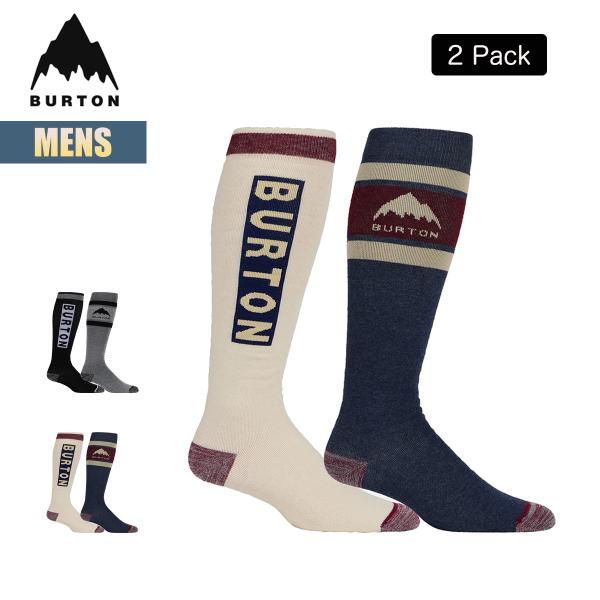 25-26モデル■Men's Burton Weekend Midweight Socks 2 Pack（メンズ バートン ウィークエンド ミッドウェイト ソックス 2足パック）【カラー】・True Black（グレー, ブラック系）・Ni...