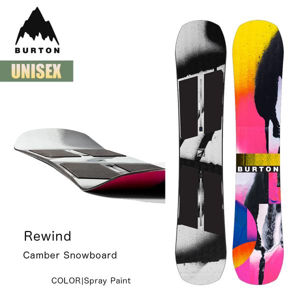 25-26モデル■Burton Rewind Camber Snowboardバートン リワインド キャンバー スノーボードカラー: Spray Paintライディングレベル: 中級者, 上級者【サイズ】140 / 145 / 148 / ...