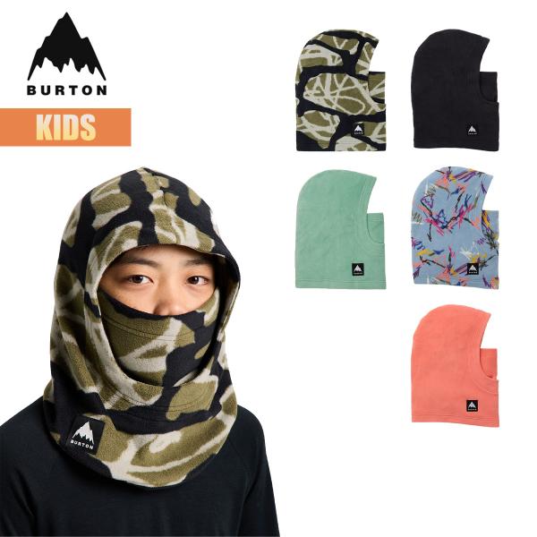 25-26モデル■KIDS' BURTON BURKE HOOD（キッズ バートン バーク フード）【カラー】・True Black（ブラック系）・Scribble（ブルー系/総柄）・Peach Echo（ピンク系）・Graffiti Ca...