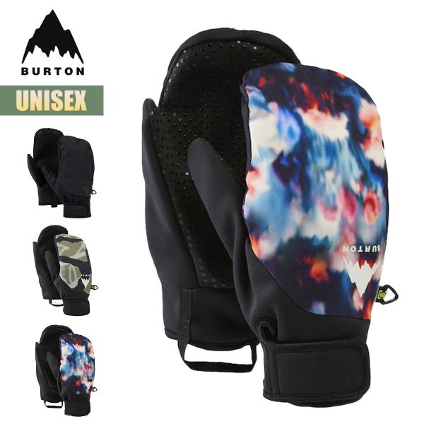 25-26モデル■Burton Park Mittens（バートン パーク ミトン）【カラー】・True Black（ブラック系）・Graffiti Camo（カーキグリーン系）・Floral Blur（マルチカラー）※柄の出方は生地の裁断...