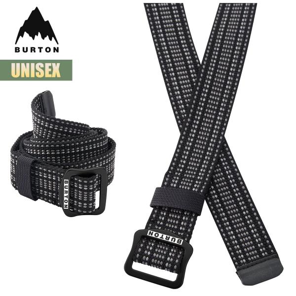 26-27モデル■Burton Web Beltバートン ウェブベルト【カラー】・True Black（ブラック系）【サイズ】S/M = 105cmL/XL = 125cmベルト幅：3.4cm＿＿＿＿ プロダクトについて ＿＿＿＿調節が簡単...