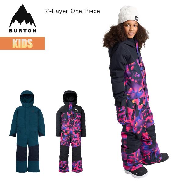 25-26モデルUS size商品■Kids' Burton 2L One Pieceキッズ バートン 2レイヤー ワンピース【カラー】・Deep Emerald（グリーン系 ）・Trublk/Laval（マルチカラー）【実寸サイズ】(cm...