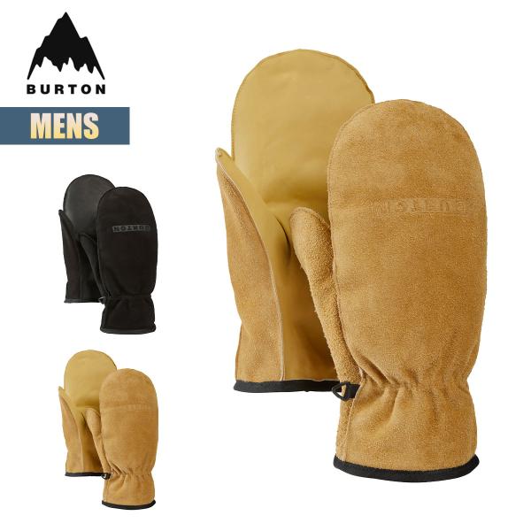 25-26モデル■BURTON Mens Work Horse Leather Mittens（バートン メンズ リワークホース レザー ミトン）【カラー】・True Black（ブラック ）・Rawhide（ベージュ）――――――――――...