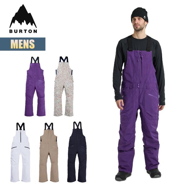 24-25モデルUS size商品■MEN'S BURTON GORE-TEX RESERVE BIB PANT（メンズ バートン ゴアテックス リザーブ ビブパンツ）【カラー】・Imperial Purple（パープル系）・Snowfal...