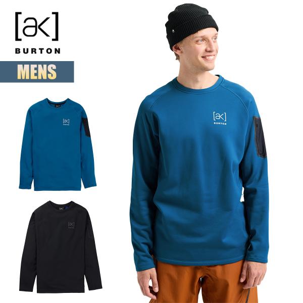 25-26モデルUS size商品■Mens [ak] Baker Stretch Crewneck Fleeceメンズ バートン [ak] ベイカー ストレッチ クルーネック フリース【カラー】・True Black（ブラック系）・Blu...