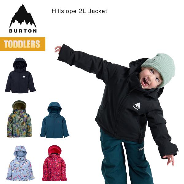 25-26モデルUS size商品■Toddlers' Burton Hillslope Jacketトドラー バートン ヒルスロープ ジャケット【カラー】・True Black（ブラック系）・Deep Emerald（グリーン系）・Scr...