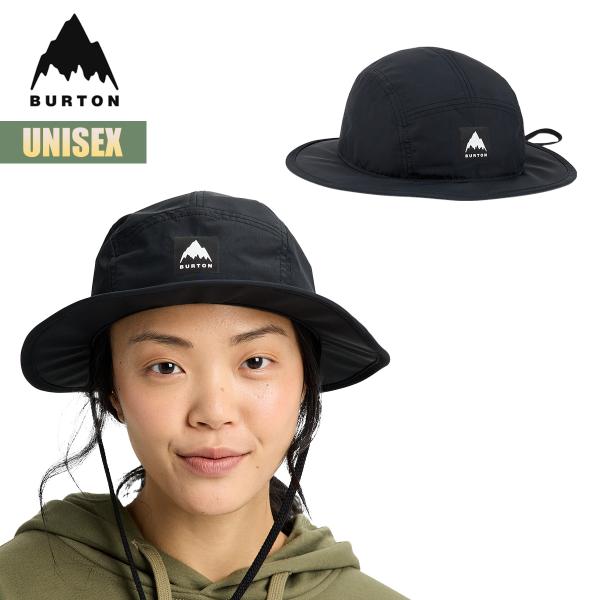 25-26モデル■Burton Greyson Boonie Hatバートン グレイソン ブーニー ハット【カラー】・True Black（ブラック系）【サイズ】 ・S/M・L/XL＿＿＿＿ プロダクトについて ＿＿＿＿調節可能なフルブリム...