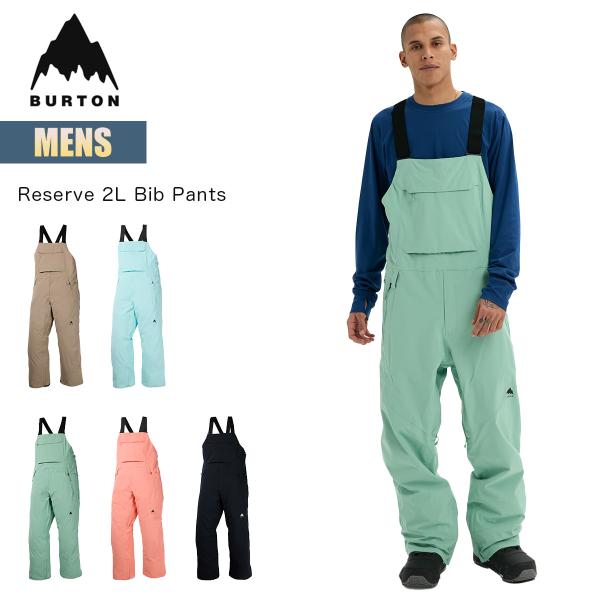25-26モデルUS size商品■Men's Burton Reserve 2L Bib Pantsメンズ バートン リザーブ 2レイヤー ビブパンツ）【カラー】・Summit Taupe（ベージュ系）・Light Teal（ブルー系）・...