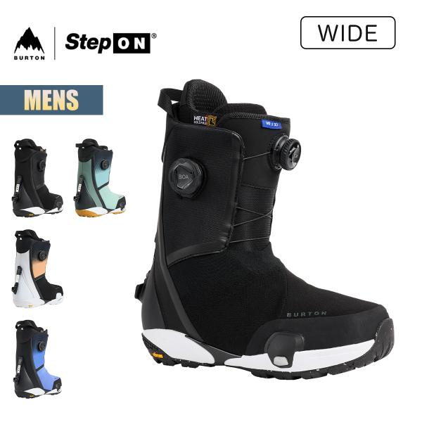 25-26モデル■Men's Burton Waverange X Step On(R) Snowboard Boots - Wideメンズ バートン ウェイブレンジ X ステップオン ワイド スノーボードブーツ【カラー】・Black（ブラ...