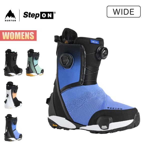 25-26モデル■Women's Burton Waverange X StepOn Snowboard Boots - Wideウィメンズ バートン ウェイブレンジ X ステップオン スノーボードブーツ - ワイド※Step On(R)ブ...