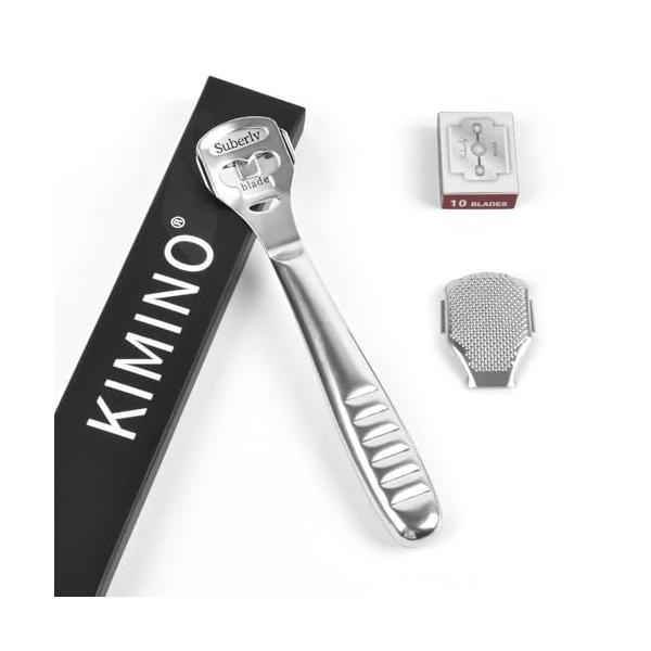 魚の目カッターシルバー/1個 (x 1)/KIMINO・【いつでも美しい足を♪】サンダルにミニスカート……脚を大胆に露出する機会が多いこの季節、フットケアは念入りに行いたいもの。そこで、角質削りで、大まかな角質をボロボロ除去！自分でできる簡...