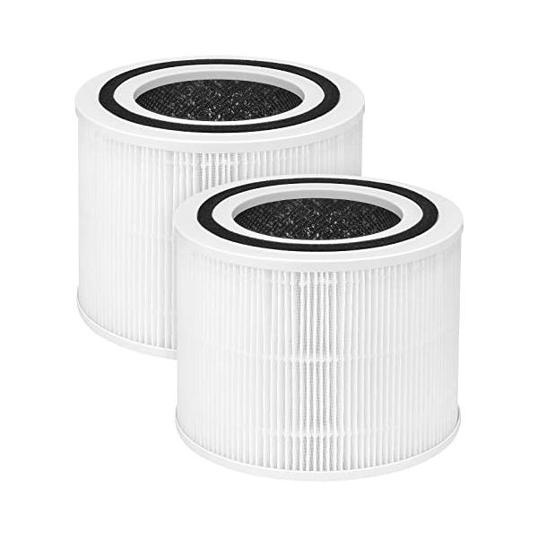 ホワイト/-/-・【適用空気清浄機】空気清浄機 Core 300/Core 300S/Core P350・【集塵・脱臭・除菌の多重濾過フィルター】日本の技術を採用したhepaフィルターにより、花粉・ホコリ・カビ・細菌・PM2.5など、0.1...