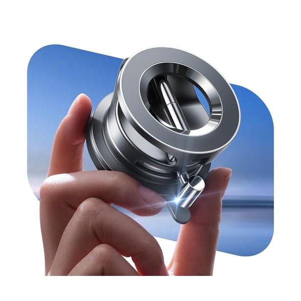 ダークグレー/-/-・Color:ダークグレー・パッケージ個数:1・【マグネット×真空ジェルのダブル固定｜落下防止を徹底強化】 ＆真空ジェルのダブルのスマホホルダー登場！落下防止200%】LISEN 車載スマホホルダー magsafeは、ナ...