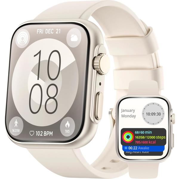 星空ゴールド/-/R68・Color:星空ゴールド・Bluetooth5.3・ハンズフリー通話・AI音声アシスタントとの連携：スマートフォンとペアリングしていれば、スマートウォッチで手軽に直接電話をかけたり、受けたりすることできるため、運転...