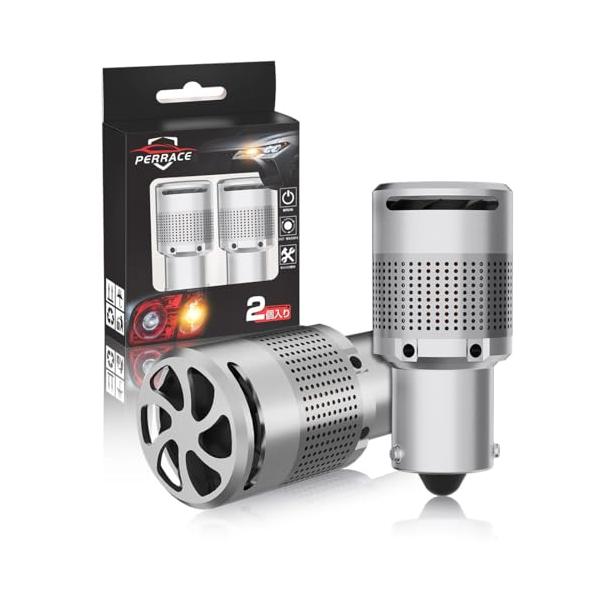 シルバー/S25/s25 ピン角違い led ウインカー・Model:s25 ピン角違い led ウインカー・パッケージ個数:1・【アルミ製グレア防止カバー搭載】従来の製品とは異なり、こちらのs25 ピン角違い led ウインカーはアルミ製...