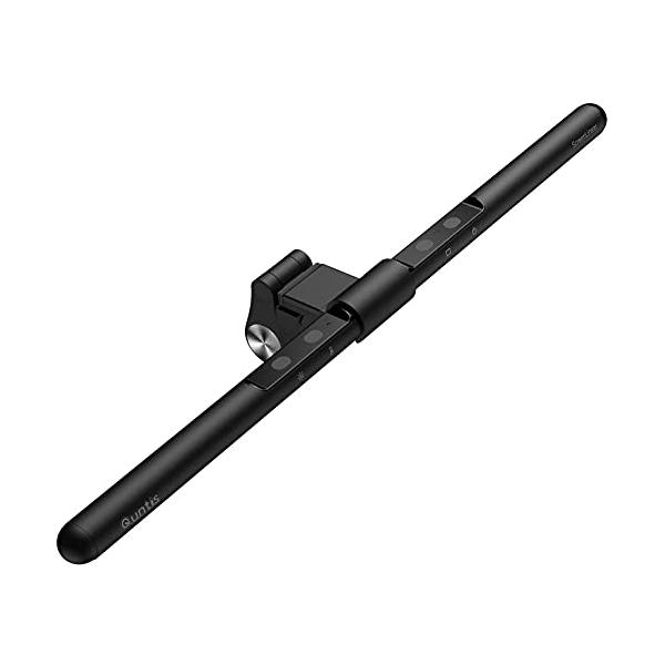 掛け式充電式ブラック/52cm/LI-HY-0206-BK-QU-WS・自動調光機能・自然光に近い色を再現：　Quntisモニターライトはパソコンのディスプレイに引っ掛けて設置するだけで、手元を明るくすることができる。電源を入れ、無段階輝度...