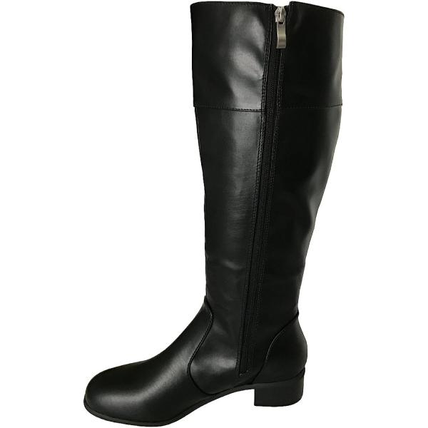 ☆乗馬風ブーツ☆靴幅: E ☆素材: フェイクレザー ☆カラー：黒☆ヒール下から履き口の総高：約42cm〜46ｃｍ☆ヒールの高さ約3.9cm☆出品商品は全て新品 のみを取り扱っておりますがまれに製造時の多少の汚れ小キズがある場合がありますが...