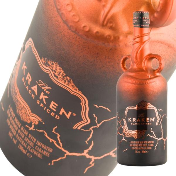 トリニダード・トバゴ産のラムに11種以上の秘密のスパイスをブレンド。スムースな味わいが特徴のブラック・スパイスド・ラムです。ニートやロック、コーラで割ったクラーケン&amp;コーラやエナジー・ドリンクで割ったクラーケン・ボムなどでお楽しみ下...