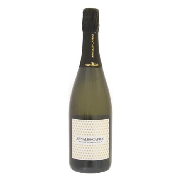 キメ細かい泡で、リンゴや白花のフレッシュなアロマに、瓶内熟成由来の複雑さも併せ持つ。フレッシュでバランスのとれた味わい。国アペラシオンドメーヌ名予備予備予備　【ARNALDO CAPRAI】METODO CLASSICO BRUT