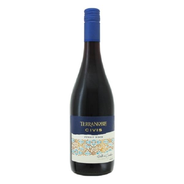 チェリーの様な赤い果実の香りが溢れ、きれいな酸味と豊かな果実味に、ソフトなタンニンが調和し優しく広がる。赤ワイン-ヴィンテージ：2023品種：ピノ・ノワール容量：750ml生産国：チリ-TERRANOBLE　CIVIS PINOT NOIR...