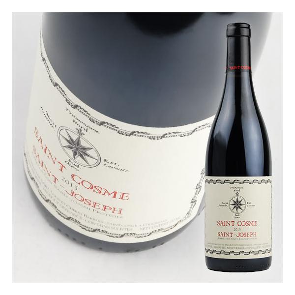 小さな赤果実、ローリエ、タバコやトーストしたパンの風味。しっかりした骨格に密度や深み、余韻のあるワイン。赤ワイン-ヴィンテージ:2021品種:セリーヌ（シラー）容量：750ml生産国:フランス産地:ローヌ　【Saint Cosme】 Sai...